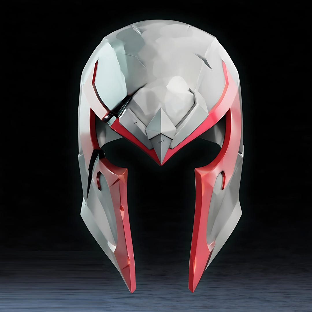 Magnetic Villain Helmet STL: Retro Gothic Cosplay Prop (3D Print File ...