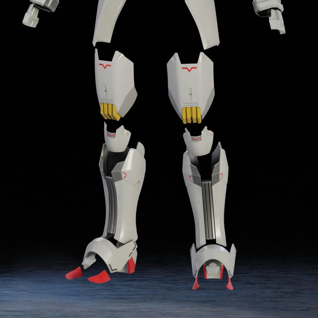 Mecha Aerial Armor STL: Futuristic Cosplay Prop - 3D Printable - Etsy