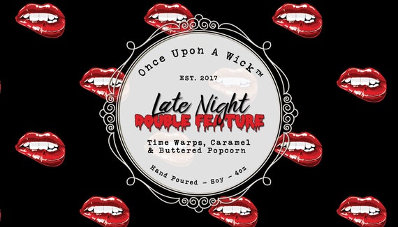 Late Night Double Feature the Rocky Horror Picture Show - Etsy