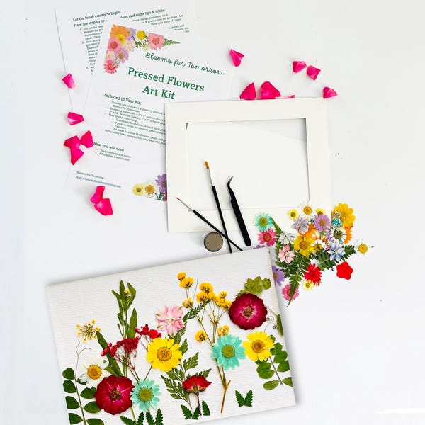 Pressed Flower Art - Etsy