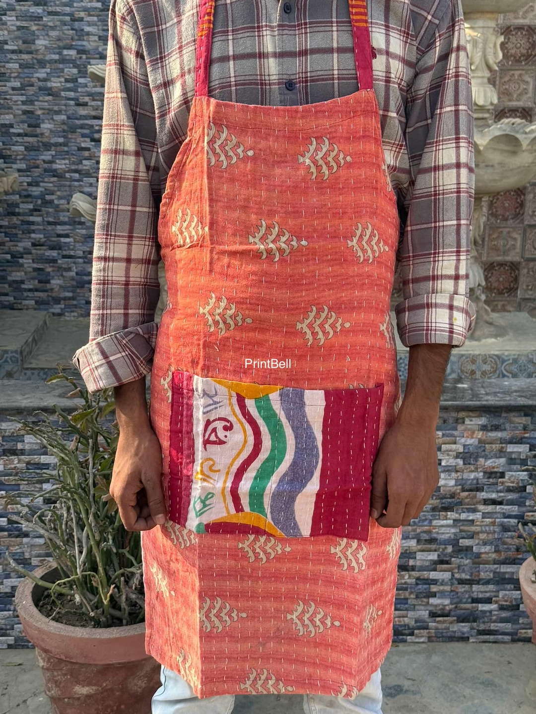 Upcycled Kantha Apron - Assorted Patterns - Etsy