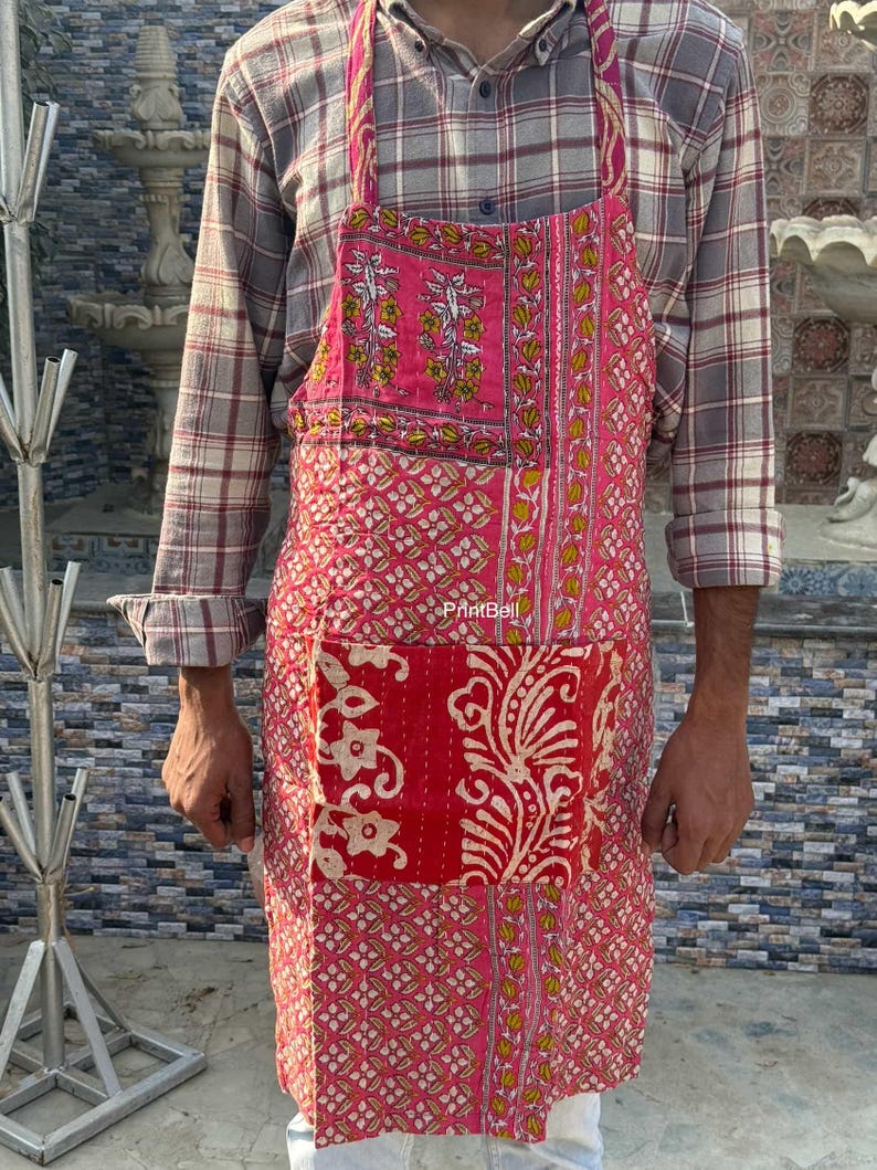Upcycled Kantha Apron - Assorted Patterns - Etsy
