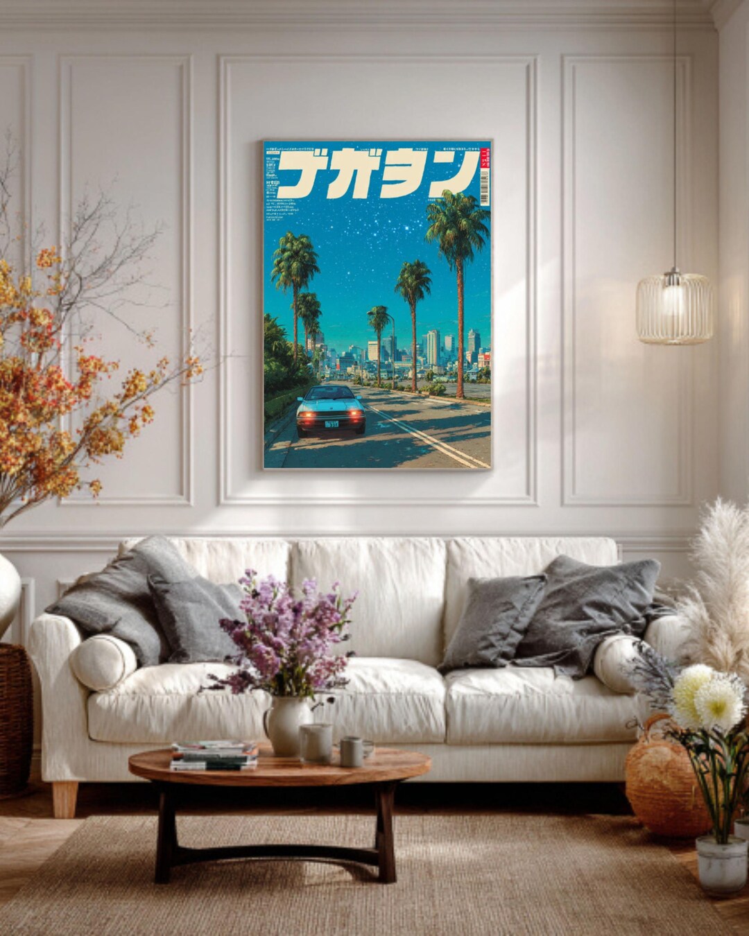 80s Japanese Anime City – Katsuhiro Otomo Style Night Street Scene With ...