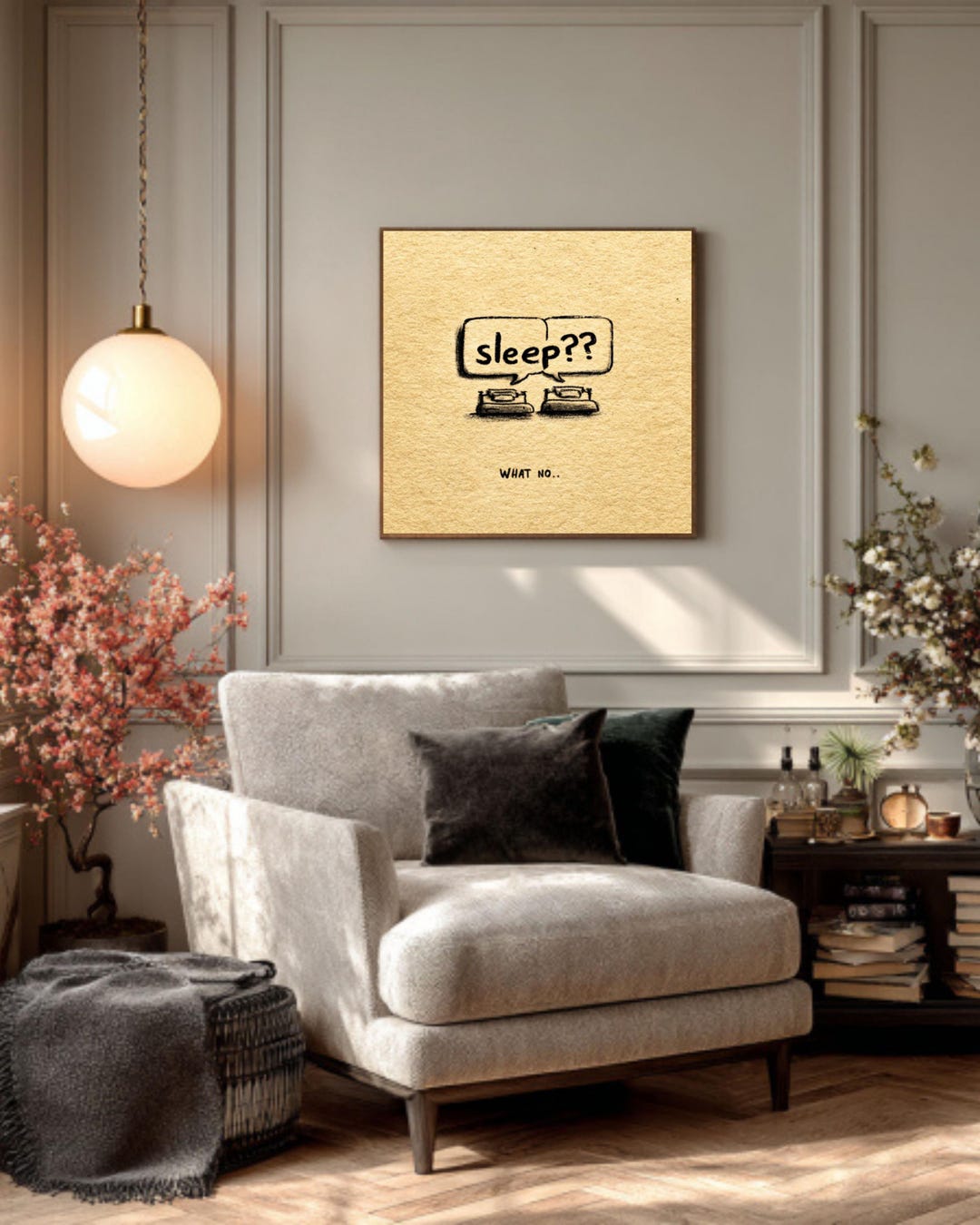 Sleep? Speech Bubble Art – Simple Jon Klassen & Holcroft Style Drawing ...