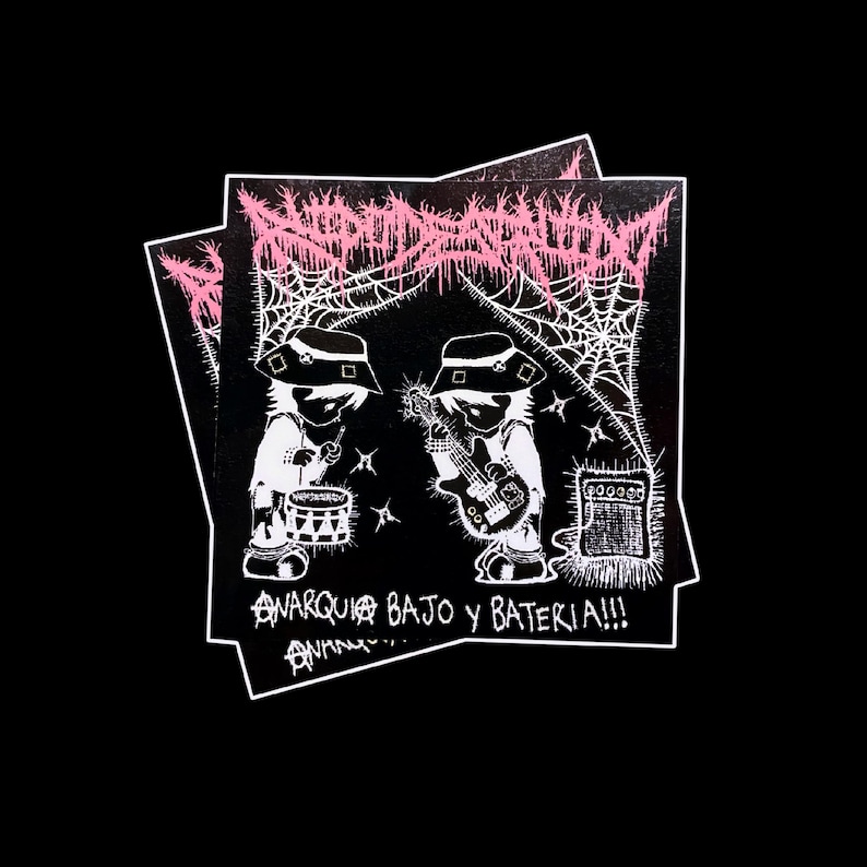 Ruido Destruido Sticker - Etsy