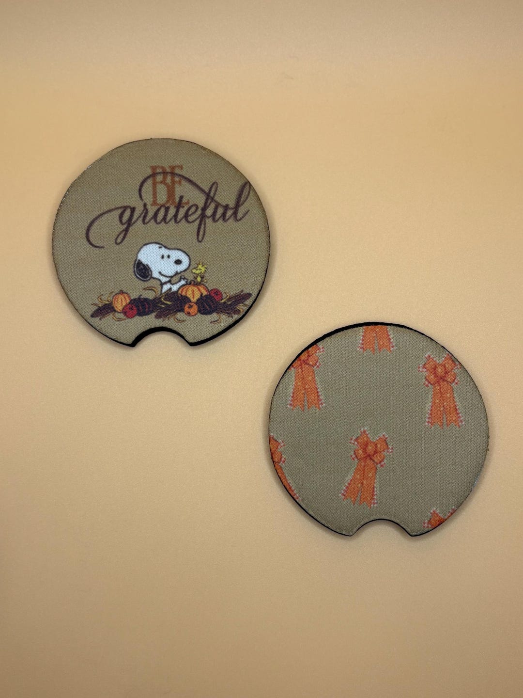 Custom Car Coasters - Snoopy Print - Set of 2 - Etsy