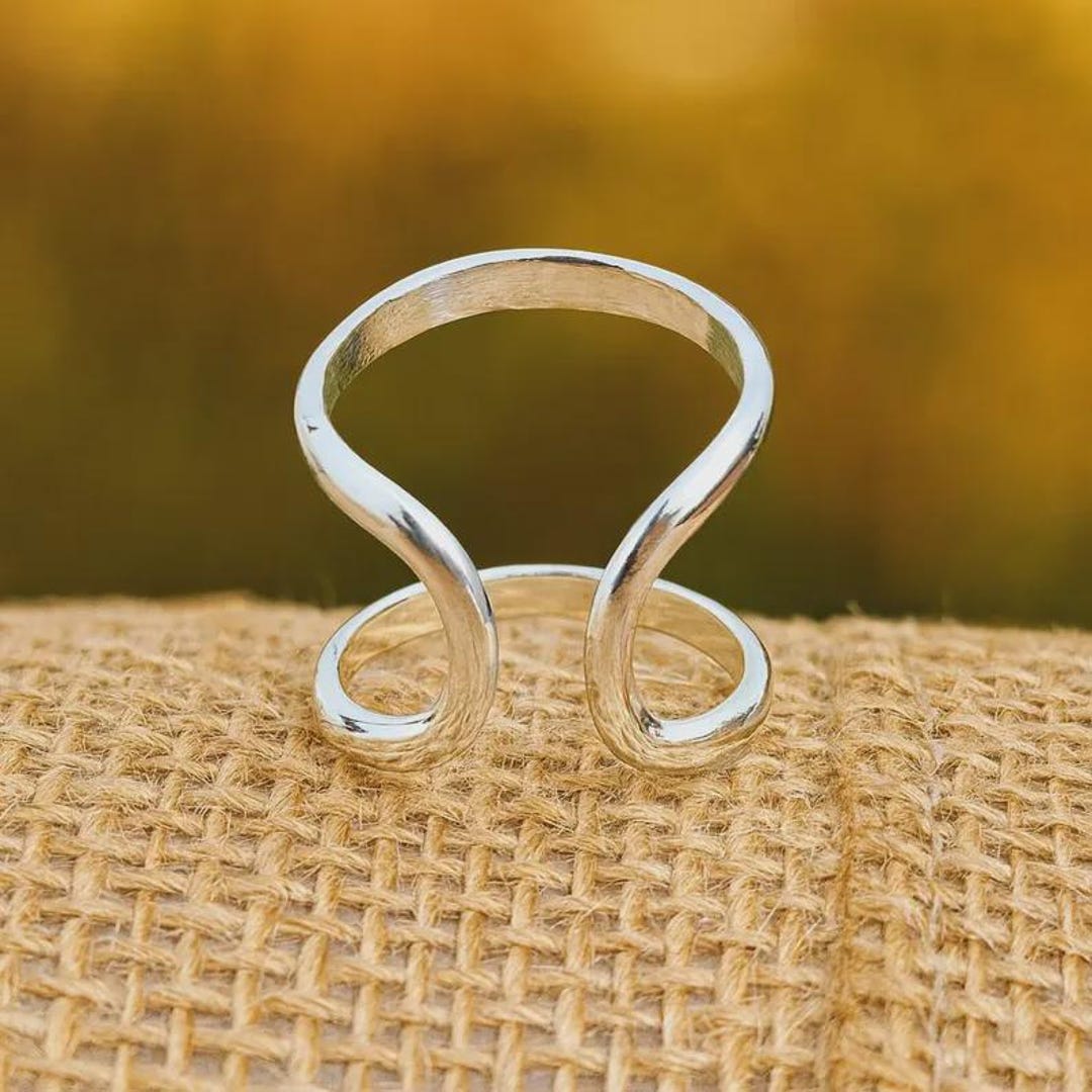 Elegant Gold Swan Neck Splint Arthritis Ring Set | Adjustable ...