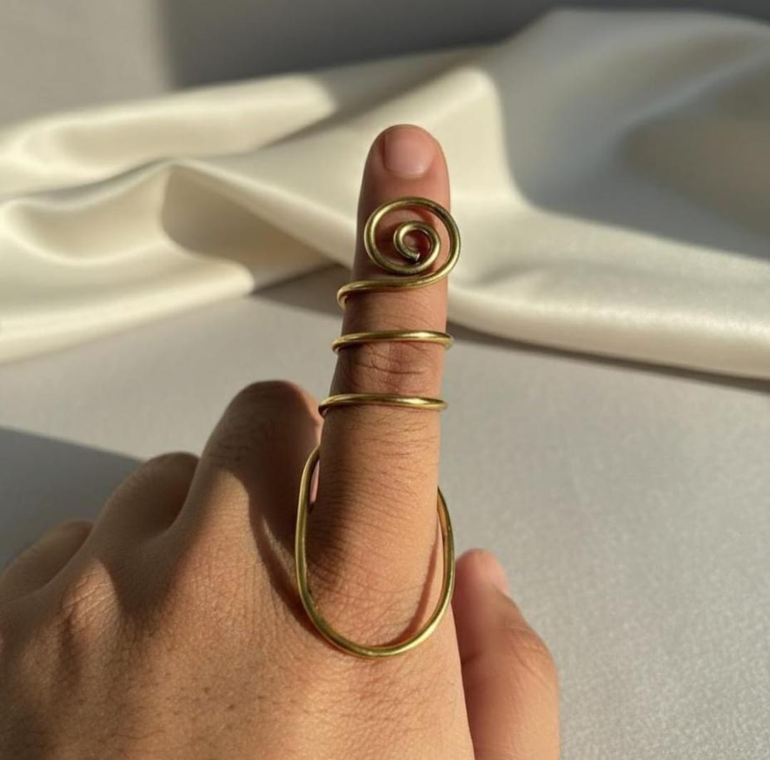 Silver Arthritis Splint Ring, Lateral Deviation Support, EDS Ring, Mallet Finger Splint ...