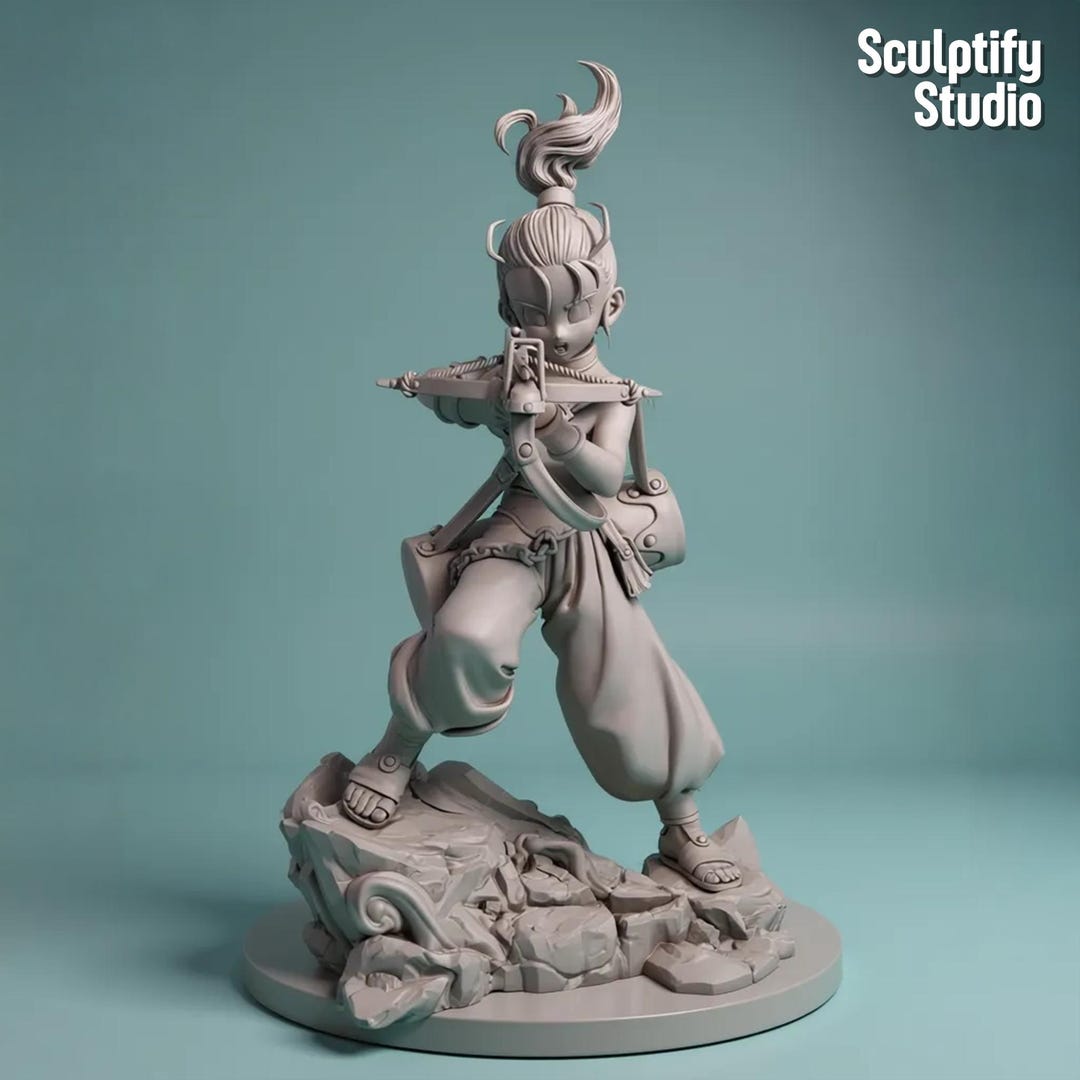 Marle STL Chrono Trigger, 3D Print File, Marle 3D Model, STL File, JRPG ...
