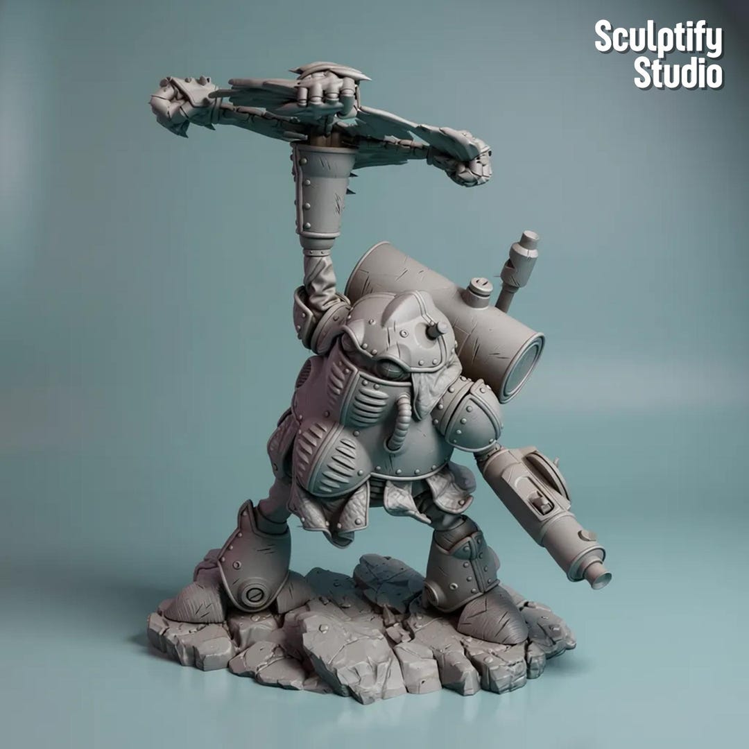 Robo STL Chrono Trigger, 3D Print File, Robo 3D Model, STL File, JRPG ...