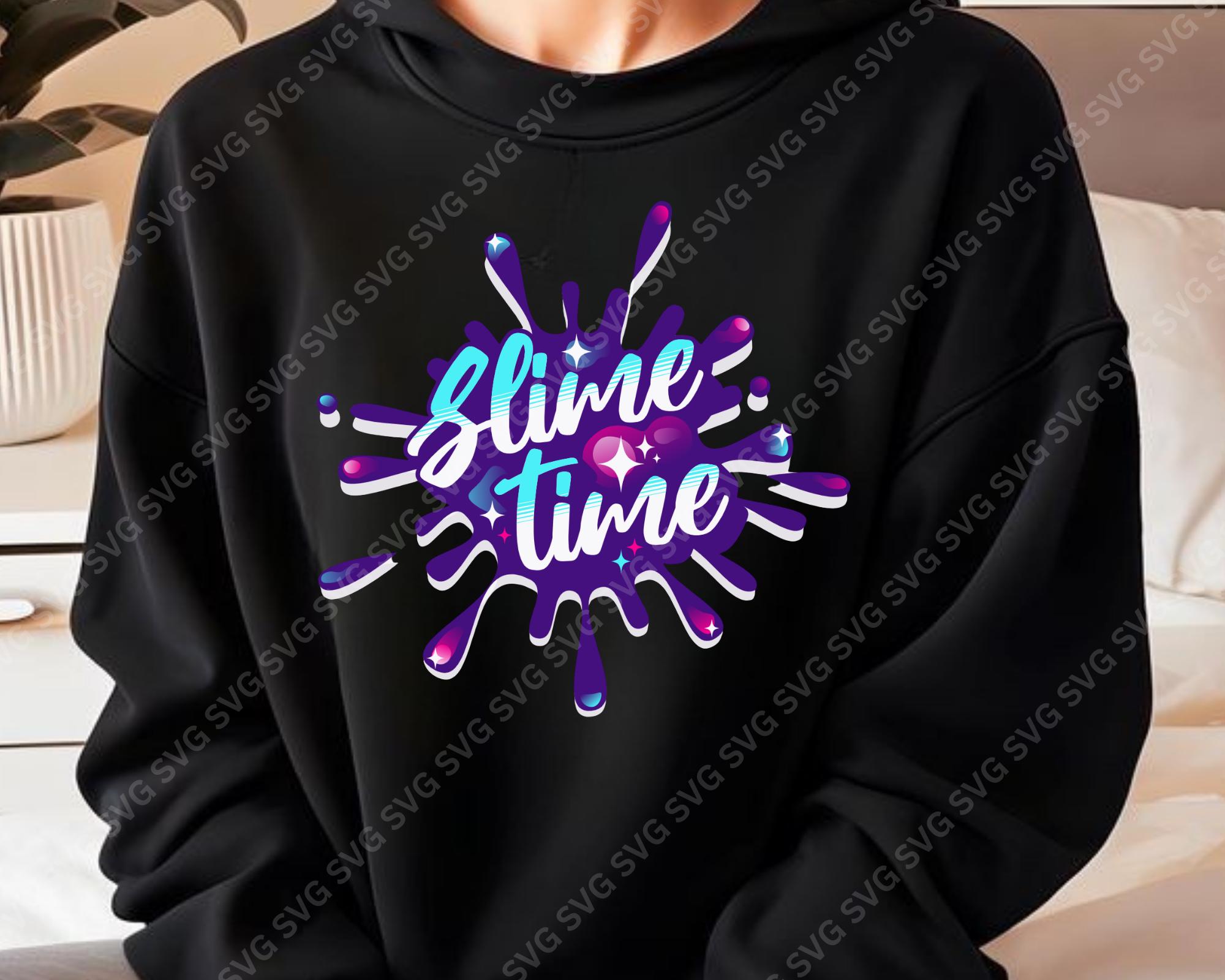 Slime Time SVG PNG | Kids Slime Party Quote | Fun Children SVG for ...
