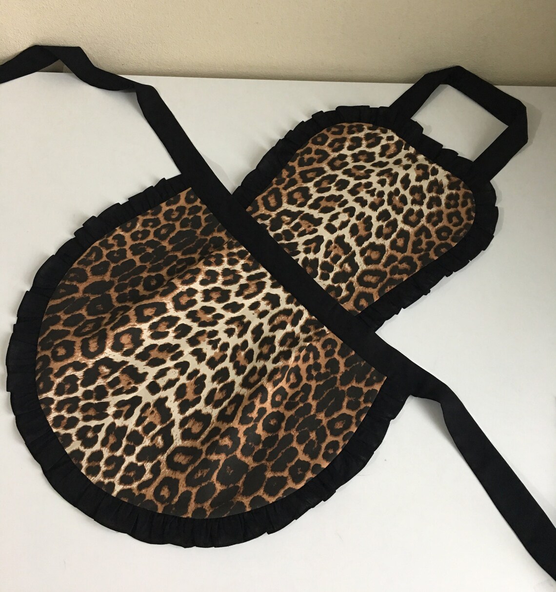 Leopard Sexy Apron. 4 Styles in 1 Apron. Reversible Chef Apron. Retro ...