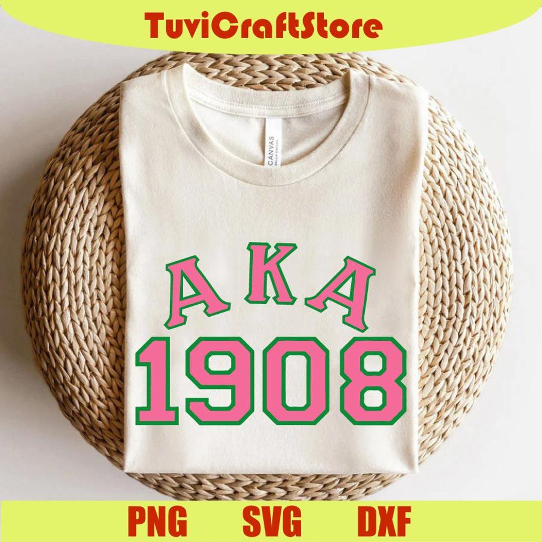 AKA Svg Varsity AKA 1908 Svg Aka Sorority Svg AKA 1908 Svg Black Woman ...
