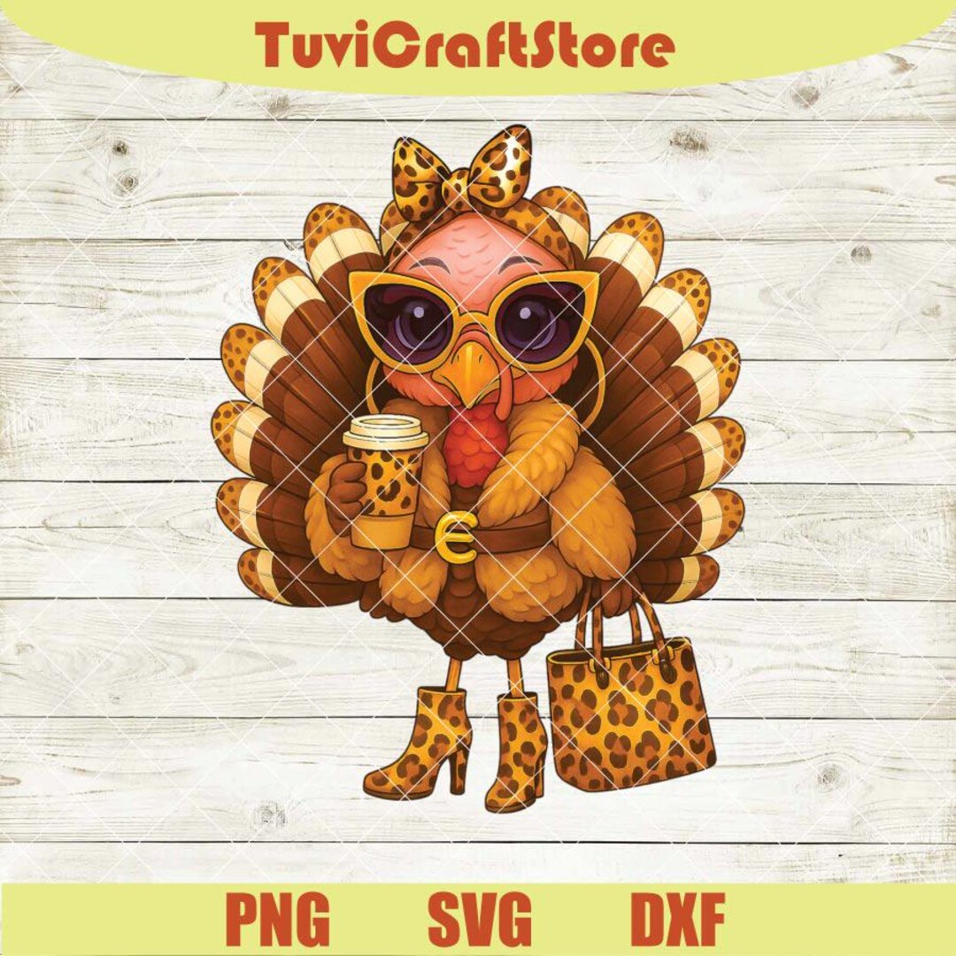Leopard Fancy Turkey Png Leopard Boujee Turkey Png Leopard Thanksgiving ...