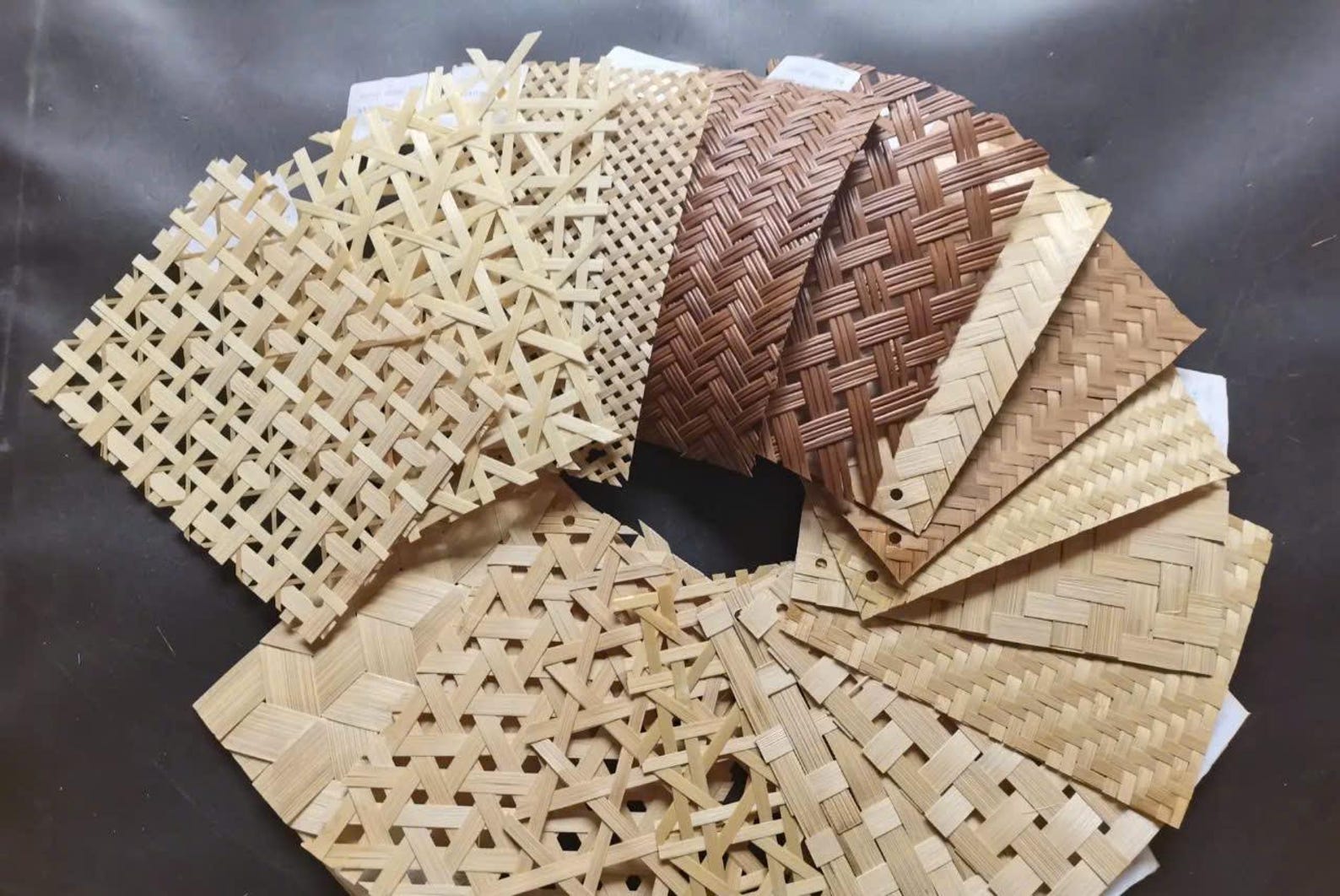 50 Samples Rattan Cane Webbing for DIY Interiors Furniture Improving ...