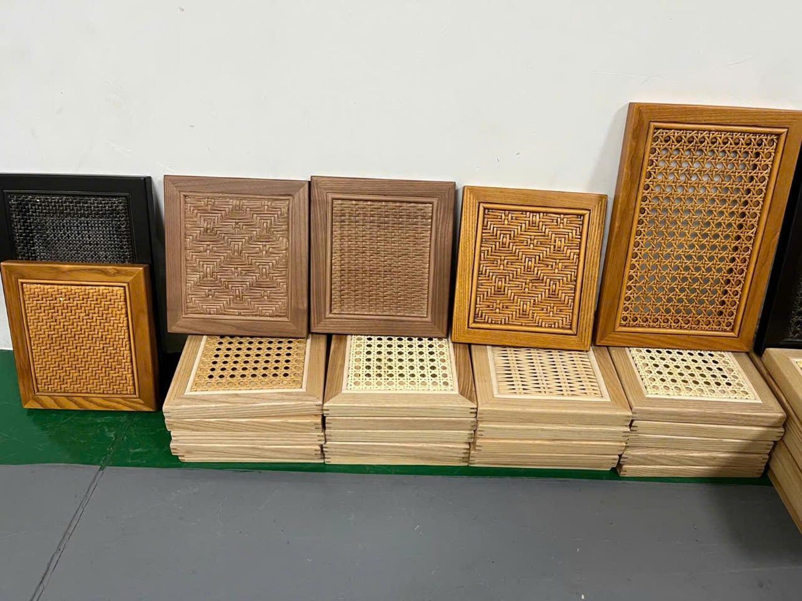 50 Samples Rattan Cane Webbing for DIY Interiors Furniture Improving ...