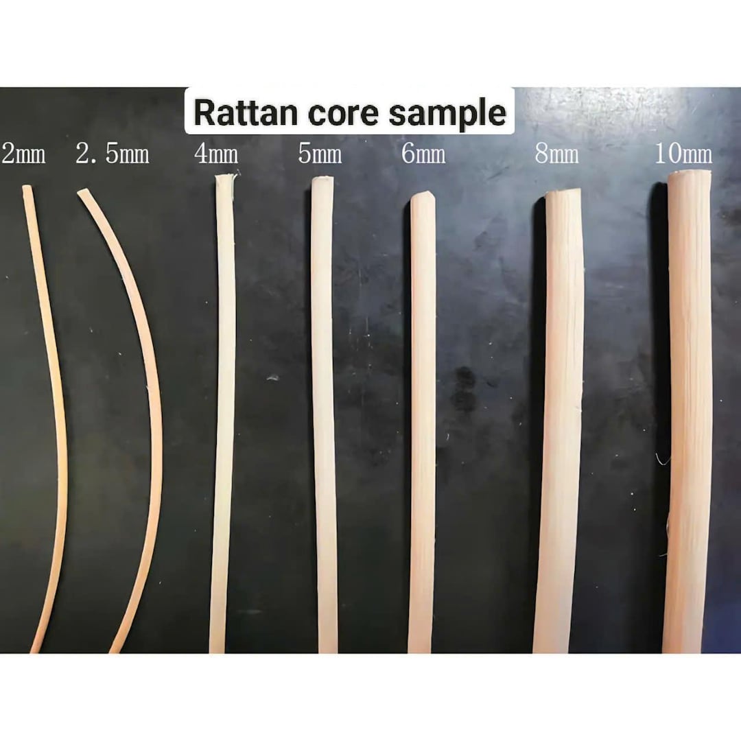 Rattan Caning Kit With Spline – Natural Rattan Core for Chair Repair ...