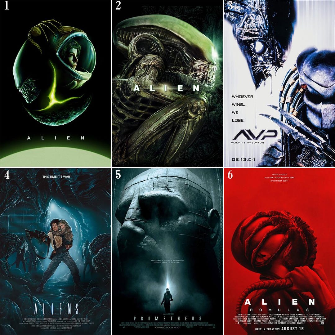 Classic Alien Movie Artwork - Fi Fans' Decor,canvas Posters,high ...