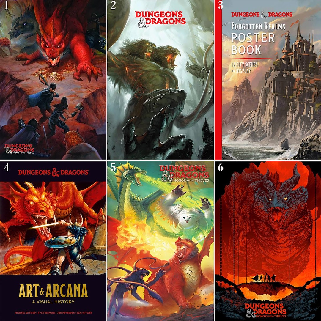 Dungeons & Dragons - Fantasy Gaming Poster,canvas Posters,high Quality ...