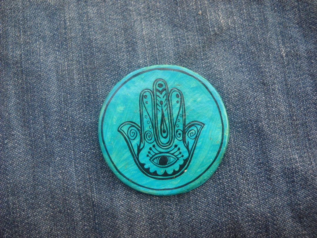 Hamsa Hand Evil Eye Magnet, the Hand of Mary, the Hand of Miriam, Hand ...