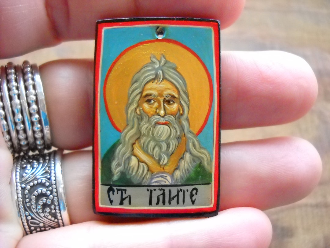 Saint Prophet Elias, St Elijah, Eliyahu, Russian Byzantine Icon ...