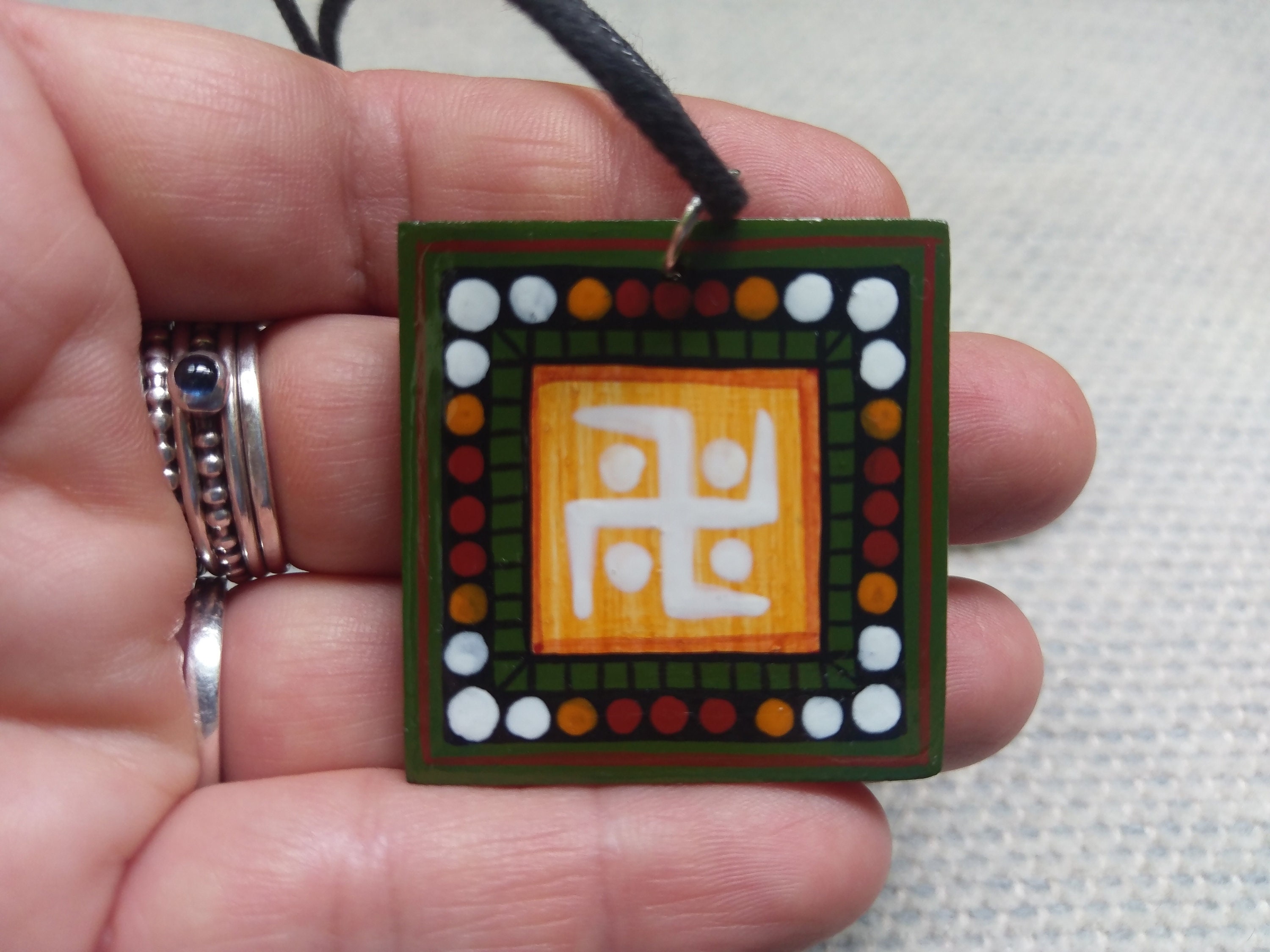 Swastika Pendant,symbol of Infinity, Fertility, Eternal Life and ...