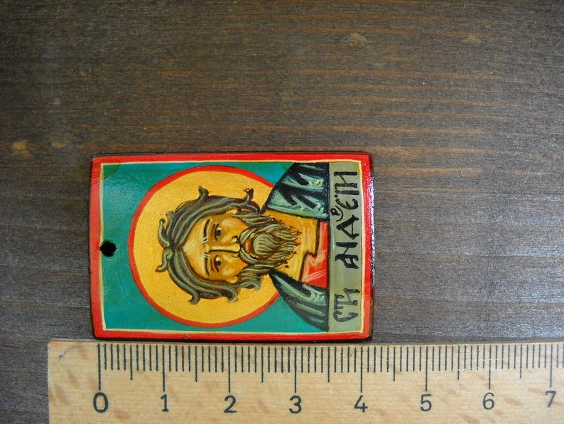 Saint Andrew Miniature Religious Icon: Patron of Fishermen, Golfers ...