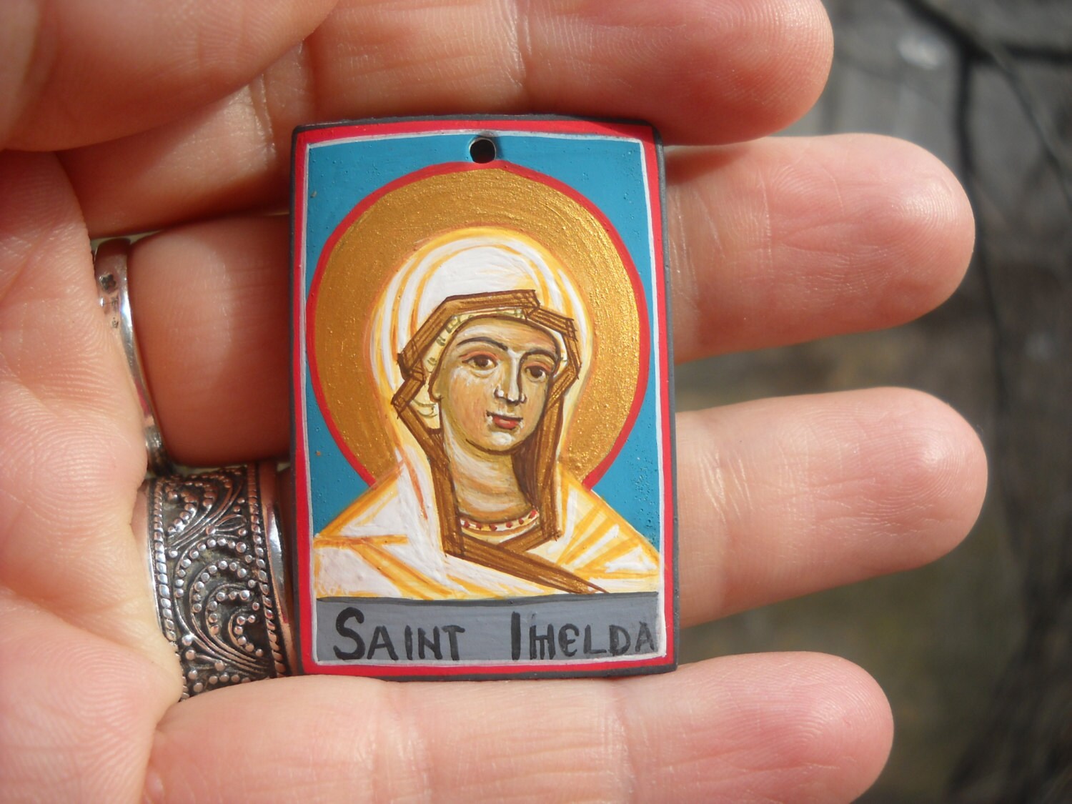 Miniature Icon of Saint Imelda Catholic Patron Saint of - Etsy