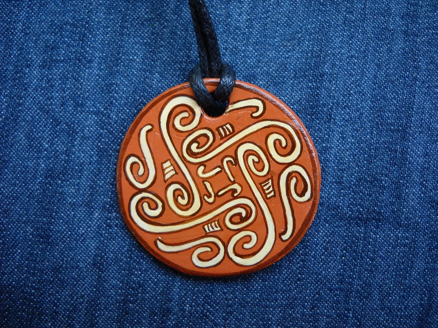 Celtic Jewelry, Irish Jewelry, Celtic Knot Clay Pendant Motifs Cucuteni ...