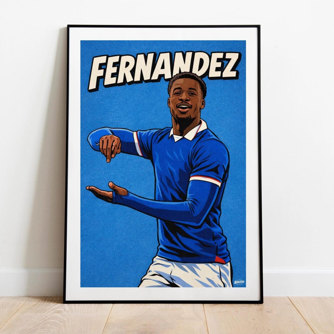 Emmanuel Fernandez Poster - Comic Style Rangers Fan Art Print - Etsy
