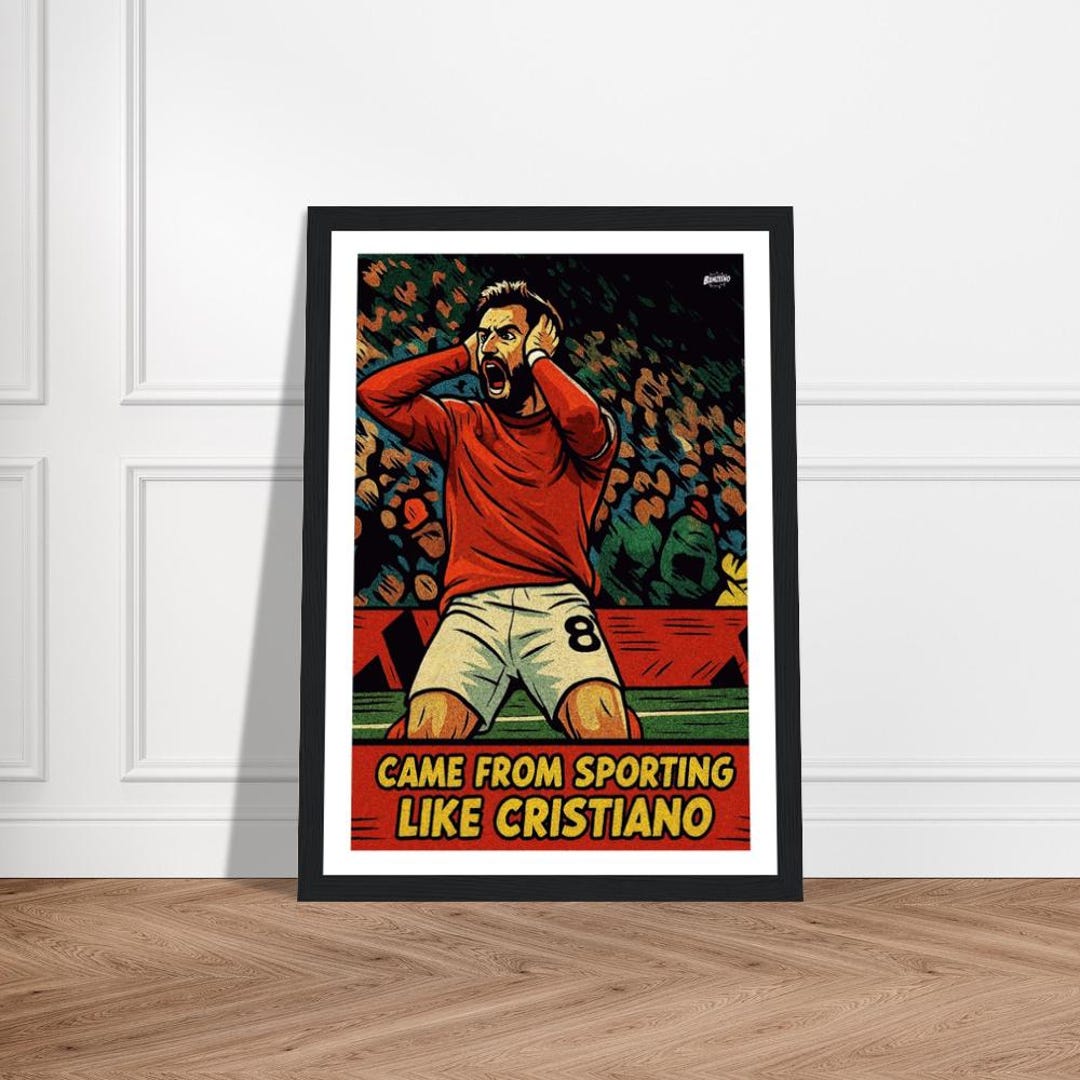 Bruno Fernandes Comic Football Poster: Gift for Fans (digital Download ...