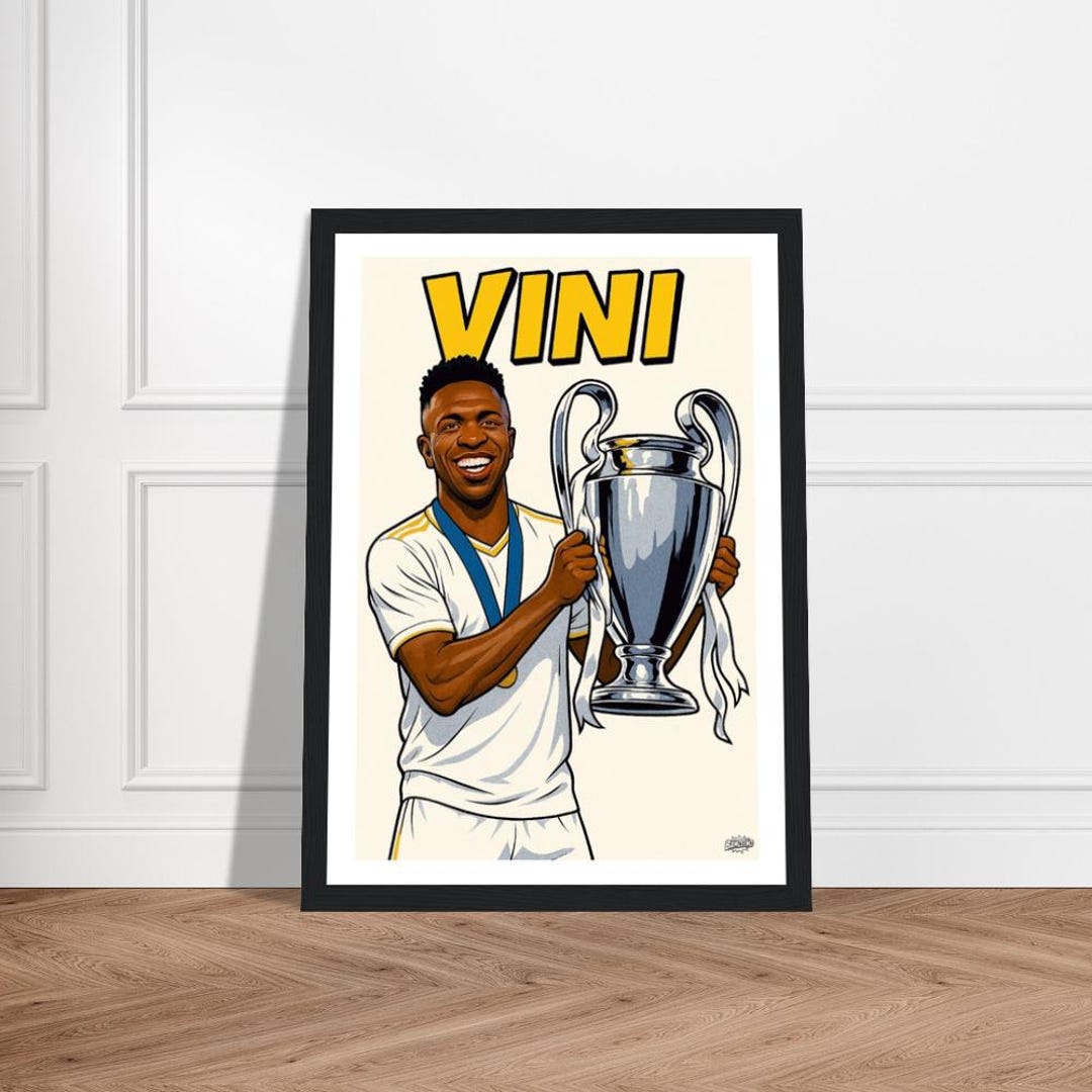 Vinicius Jr Poster – Comic Style Real Madrid Fan Art Print - Etsy