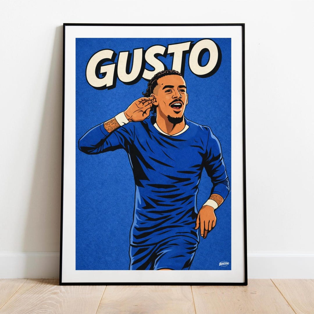 Malo Gusto Poster - Comic Style Chelsea Fan Art Print - Etsy