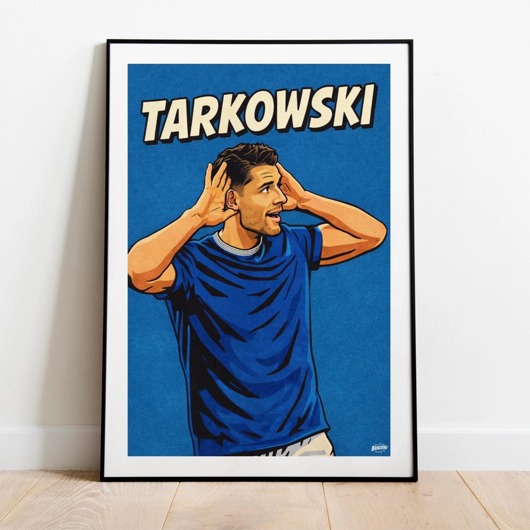 James Tarkowski Poster - Comic Style Everton Fan Art Print - Etsy