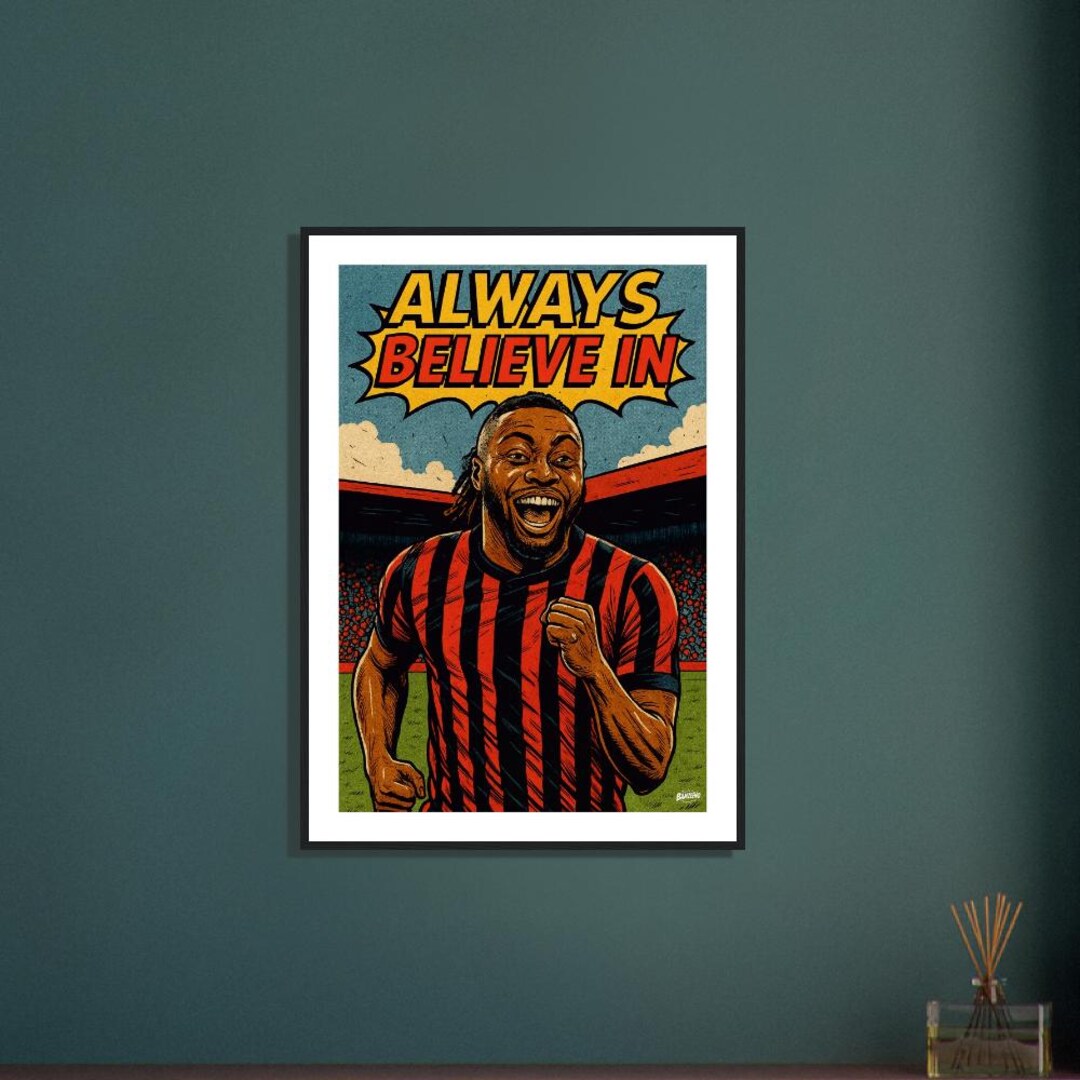 Antoine Semenyo Comic Football Poster - Gift for Fans (digital Download ...
