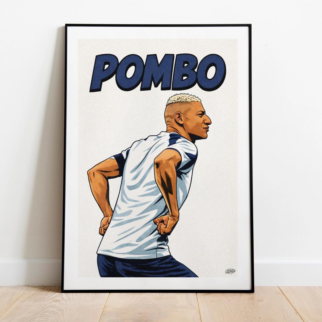 Richarlison Poster - Comic Style Tottenham Hotspur Fan Art Print - Etsy