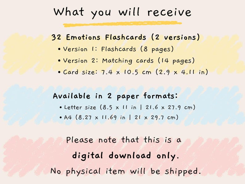 Realistic Feeling Cards Kids Emotion Regulation Matching Activity ...