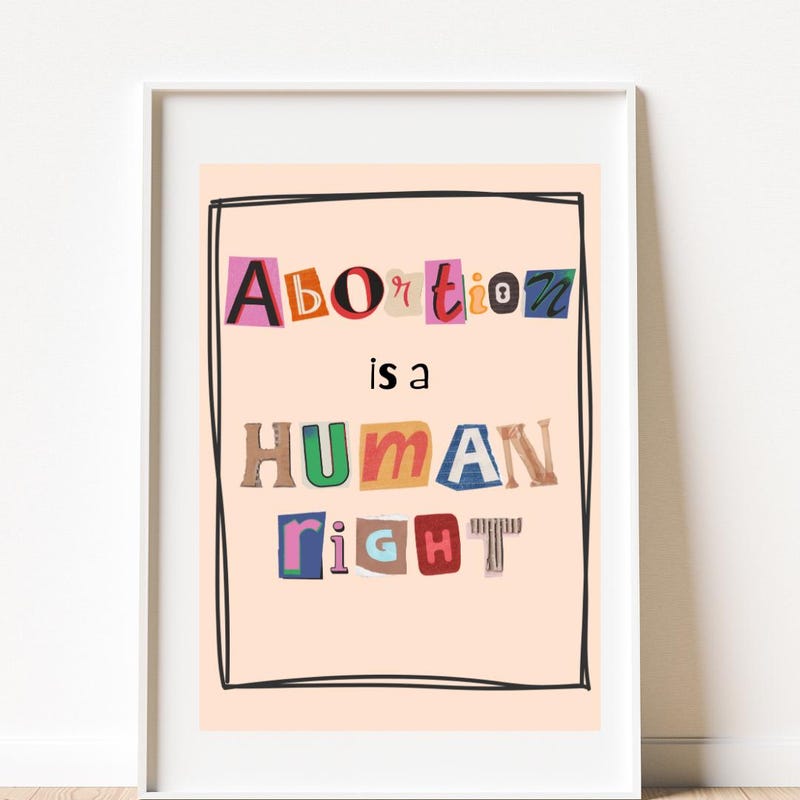 Pro Choice Poster - Etsy