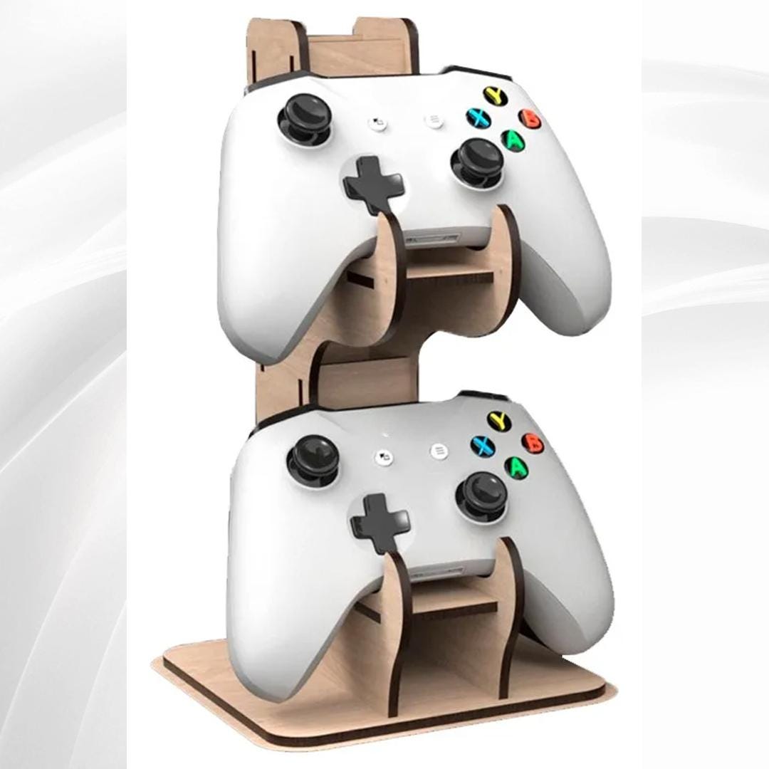 Gamepad Controller and Headphone Stand Laser Cut Digital Files ...