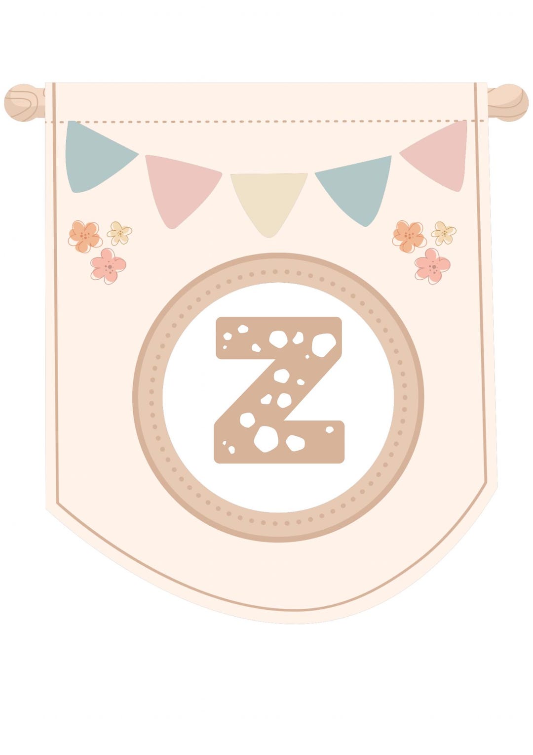 Printable Alphabet Flag Banner – A to Z Digital Download – Kids Room ...