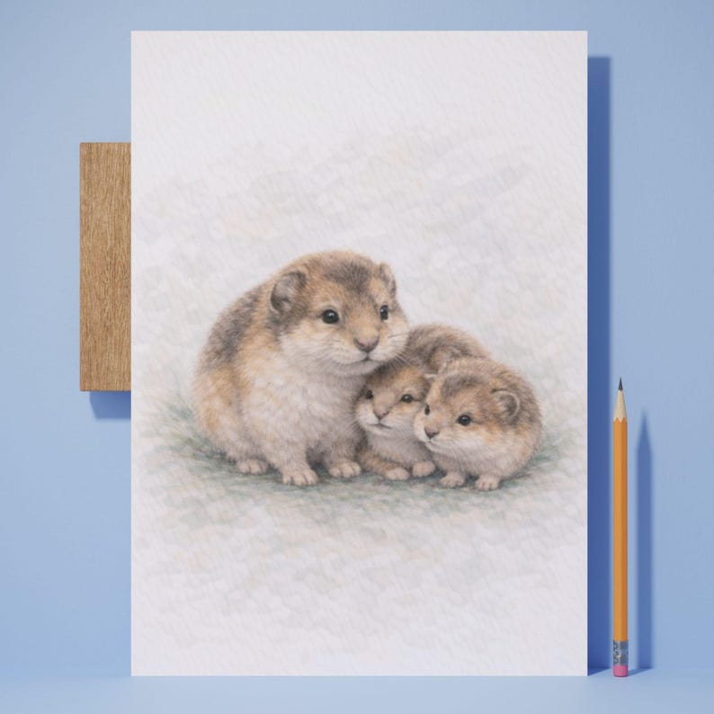 Baby Animal Watercolor Prints, Woodland Nursery Decor (digital Download ...