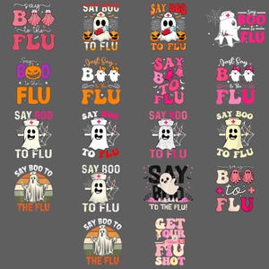 Boo to the Flu PNG, Halloween Nurse Clipart, Spooky Medical Design ...