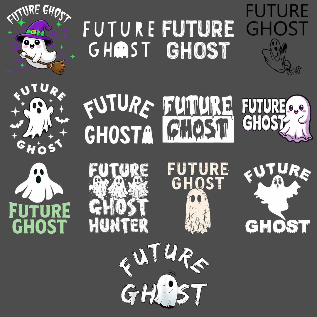 Spooky Cute Future Ghost PNG, Funny Halloween Ghost Meme Clipart ...