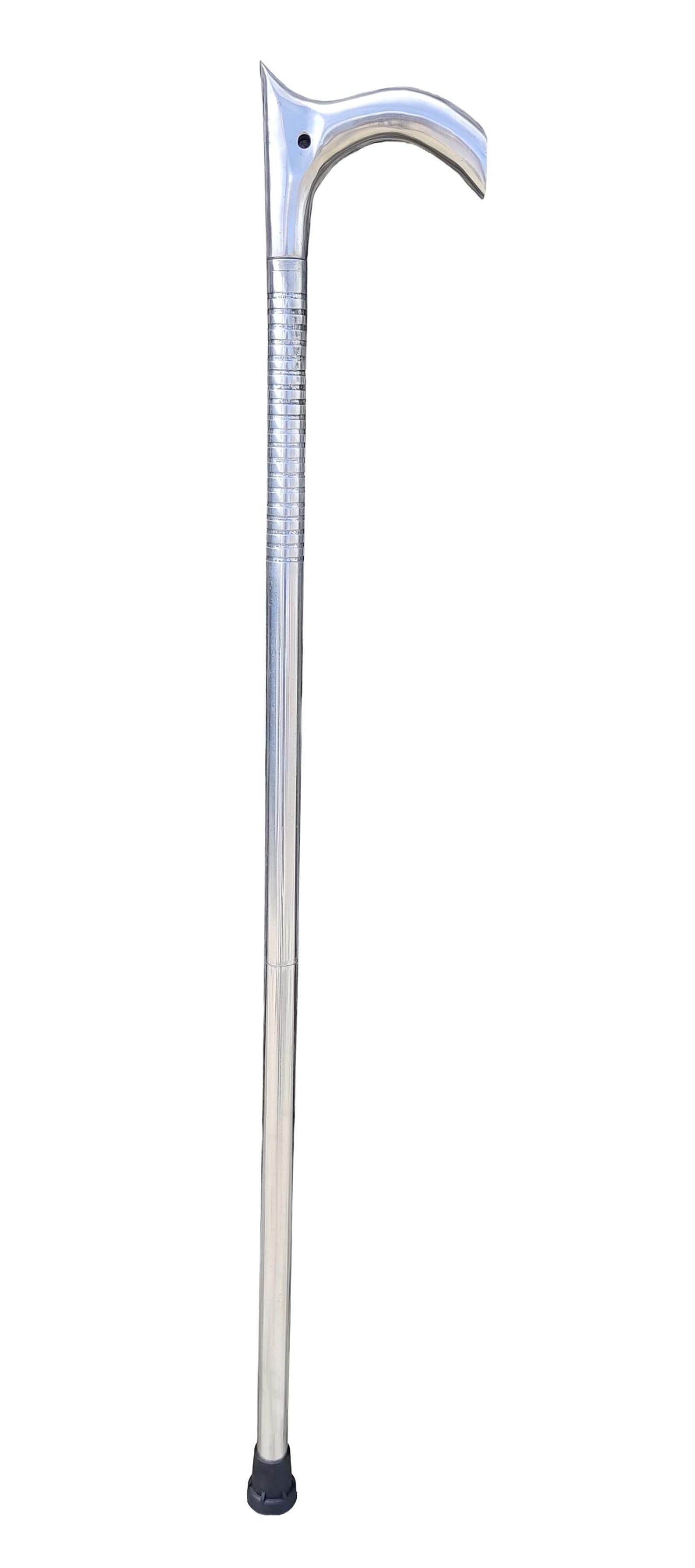 Aluminum Tactical Cane Walking Stick: Victorian Style Silver Gift for ...