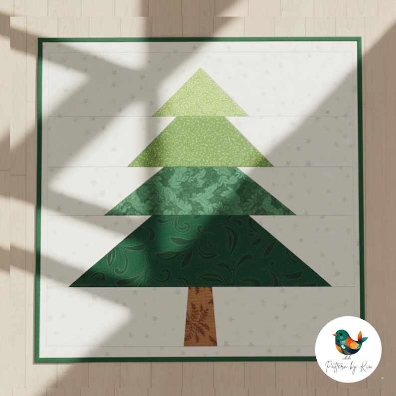 Evergreen Tree Quilt Block Pattern: Foundation Paper Piecing (PDF ...