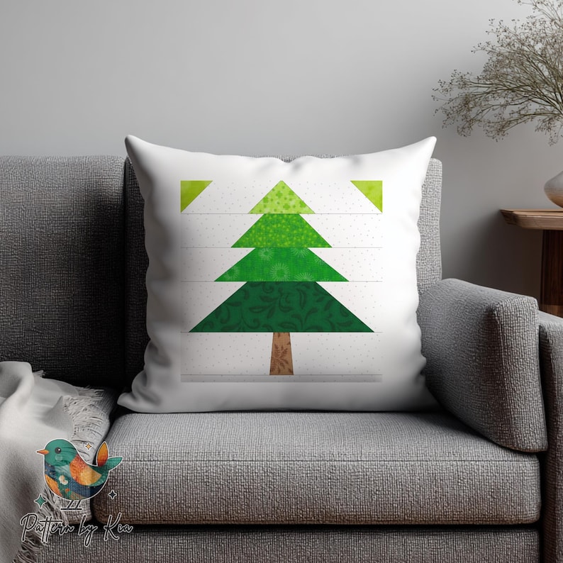Evergreen Tree Quilt Block Pattern: Foundation Paper Piecing (PDF ...