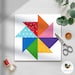Spinning Pinwheel Quilt Block Pattern, FPP, 5 Sizes (PDF Download) - Etsy