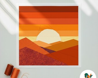 Sunset Grazing Quilt Pattern - Etsy