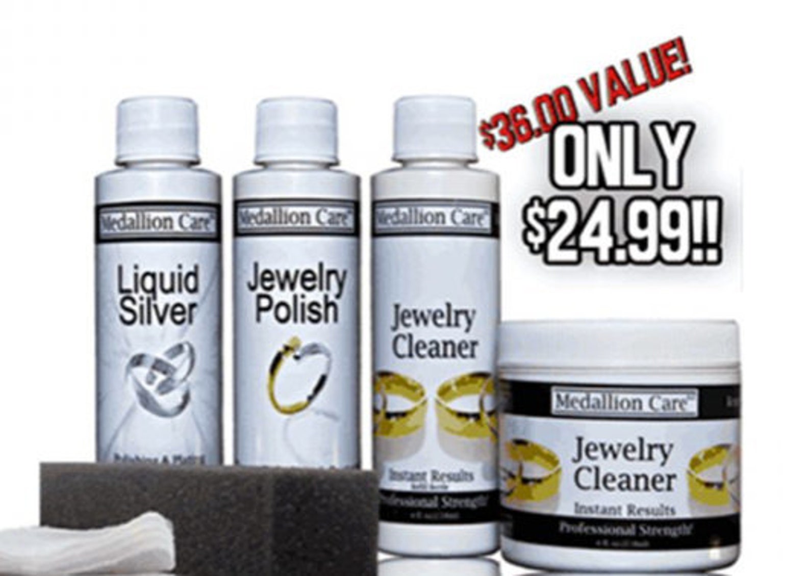 1 Liquid Silver and 1 Polish Solution With 1 Free Jewelry Cleaner and ...