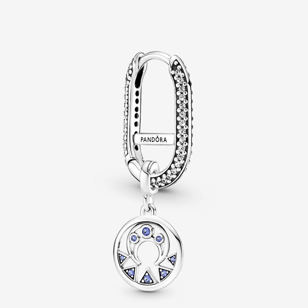 Pandora Me Moon Power Medallion Charm Me Pavé Link Earring - Etsy
